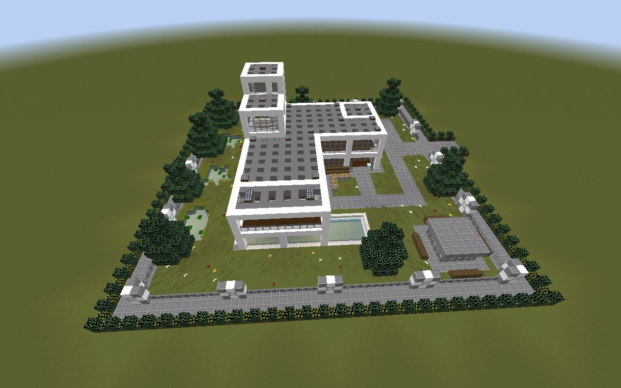 Modern House Minecraft Map