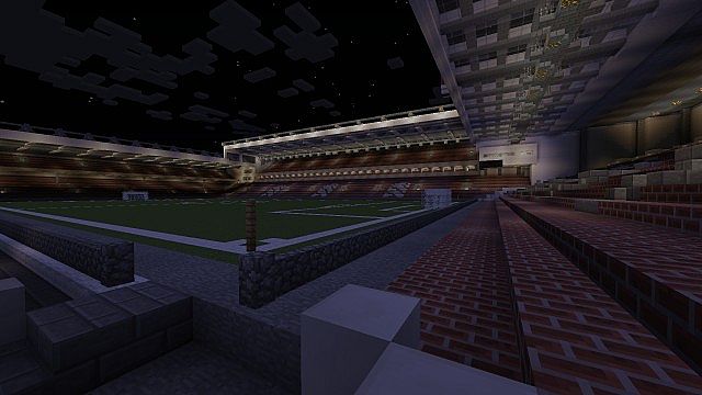 Anfield in Minecraft, Home of Liverpool FC Minecraft Map