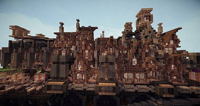 Giant Steampunk Train: "The Dunnsville Line" [Download] Minecraft Map