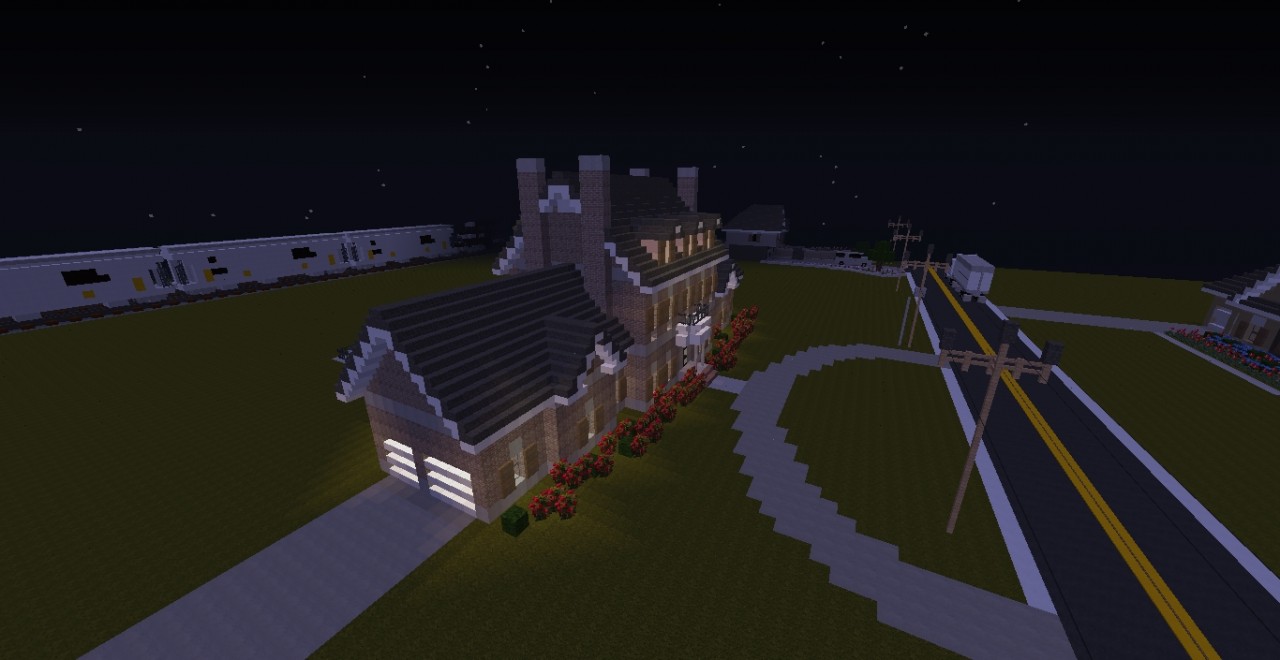 Traditional colonial style home Minecraft Map