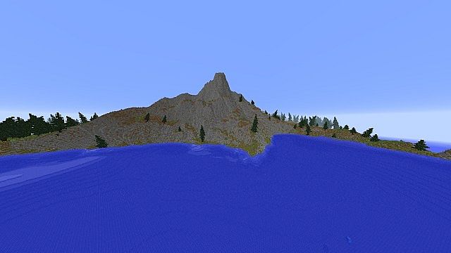 Simple Mountain Minecraft Map