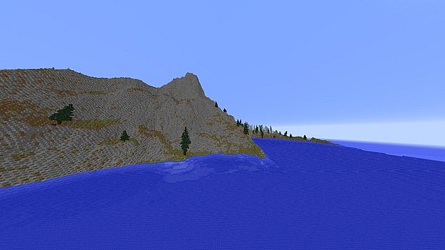 Simple Mountain Minecraft Map