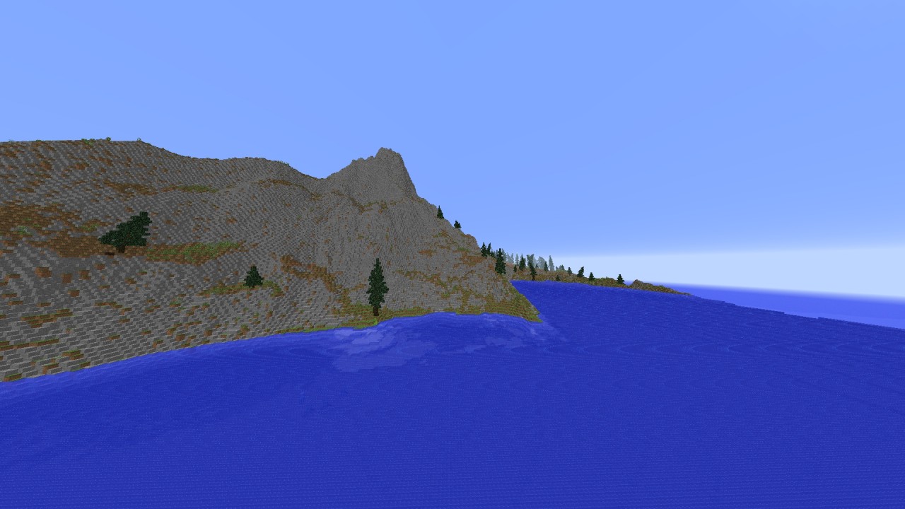 Simple Mountain Minecraft Map