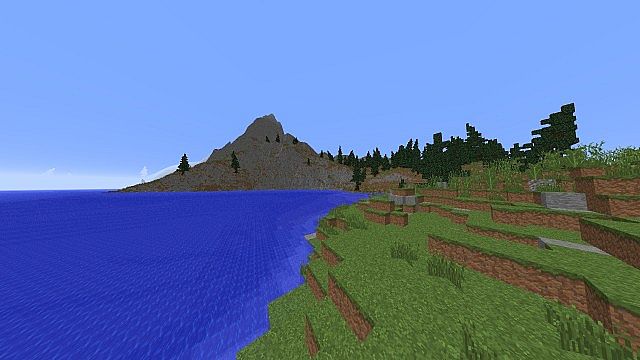 Simple Mountain Minecraft Map
