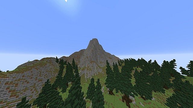 Simple Mountain Minecraft Map