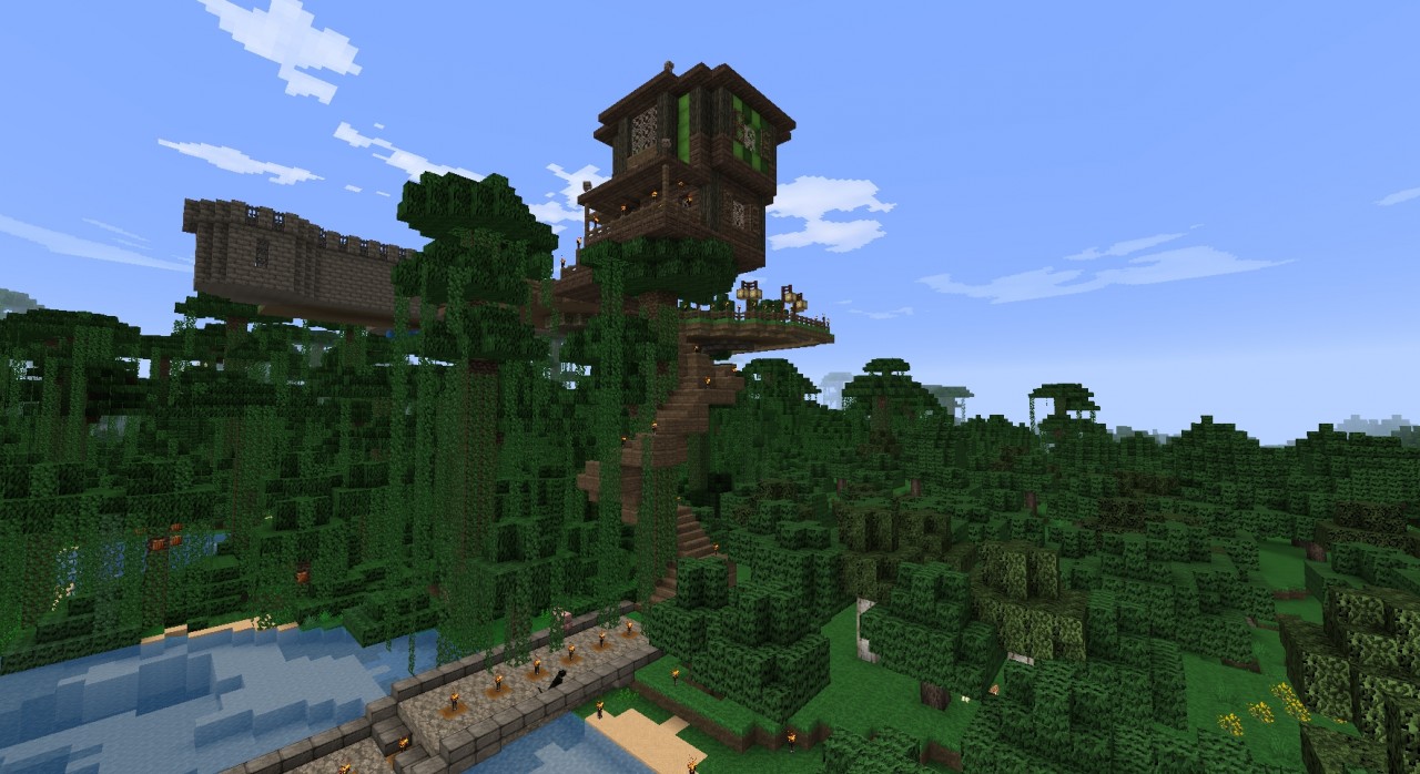 house building world Minecraft Map