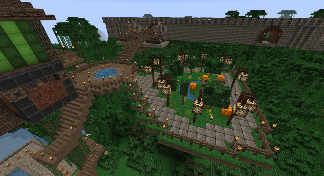 house building world Minecraft Map