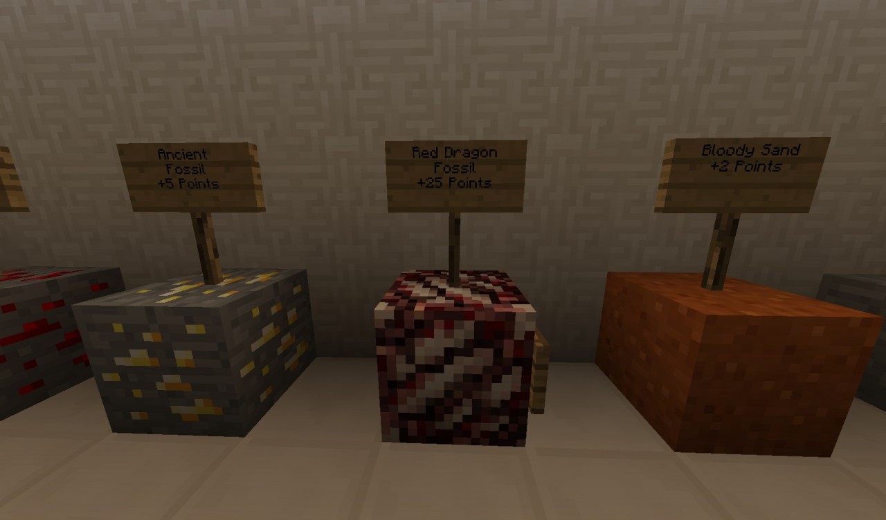 Find the Fossil Minecraft Map