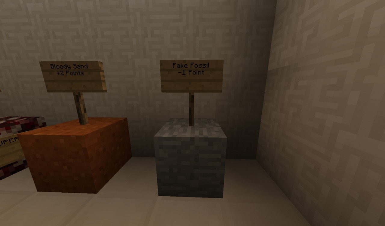 Find the Fossil Minecraft Map