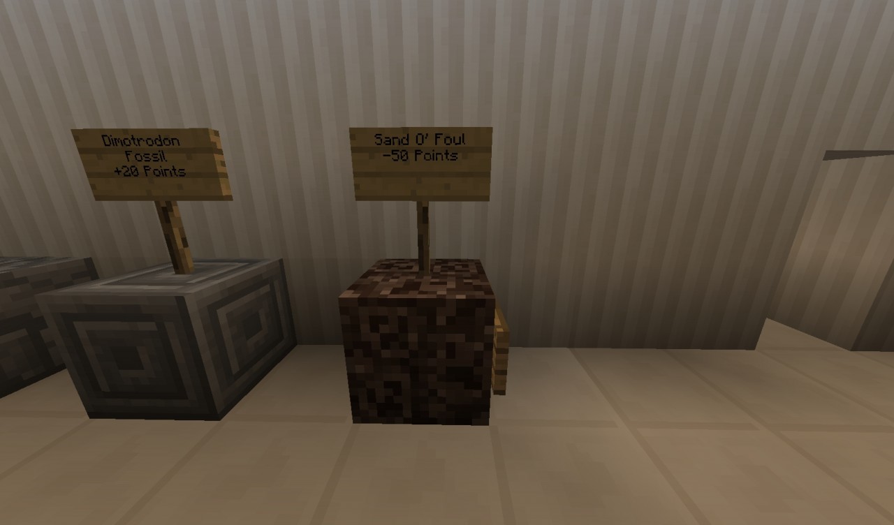 Find the Fossil Minecraft Map