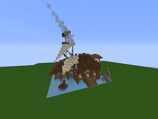 Pirate Steampunk House Minecraft Map