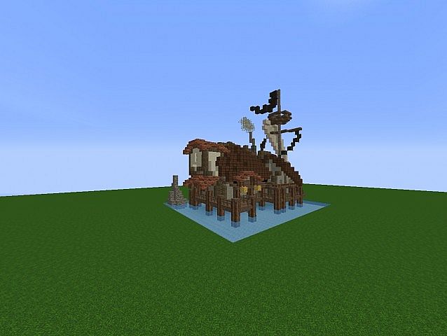 Pirate Steampunk House Minecraft Map