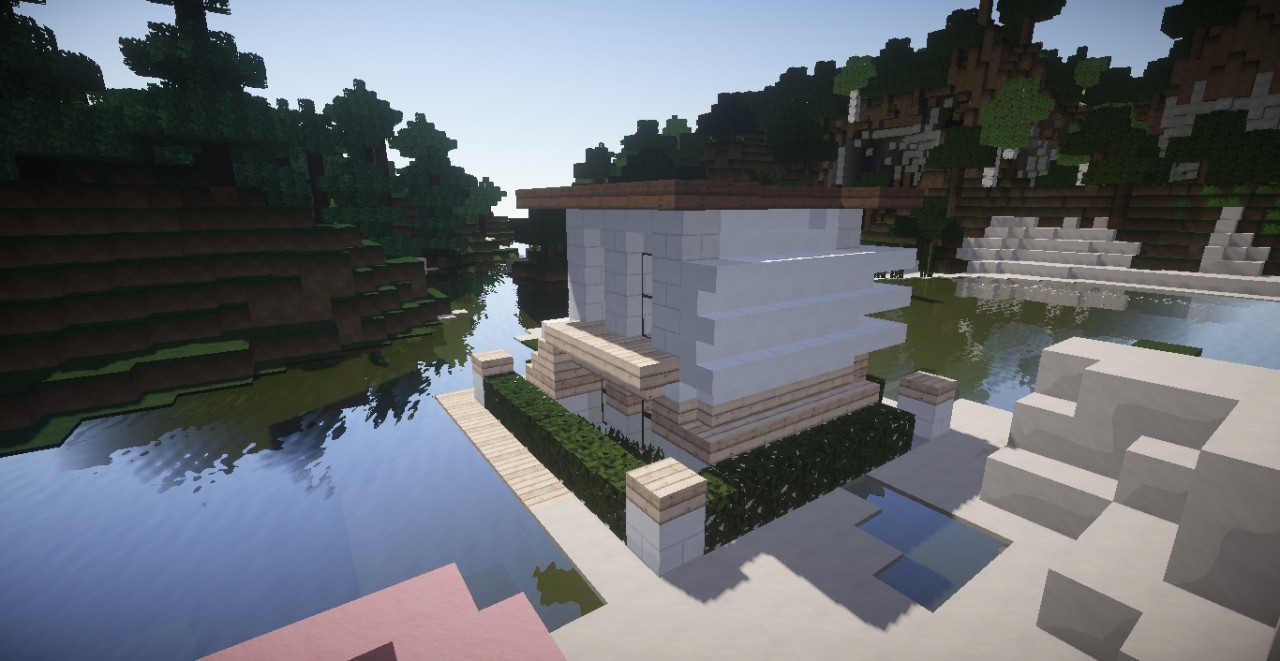 Elegant | A 10x10 Modern House Minecraft Map