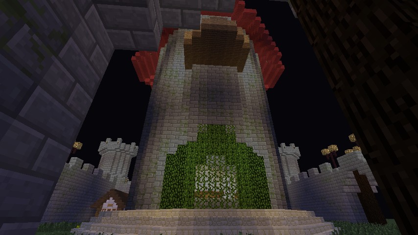 Beautiful Castle with a Tower Minecraft Map