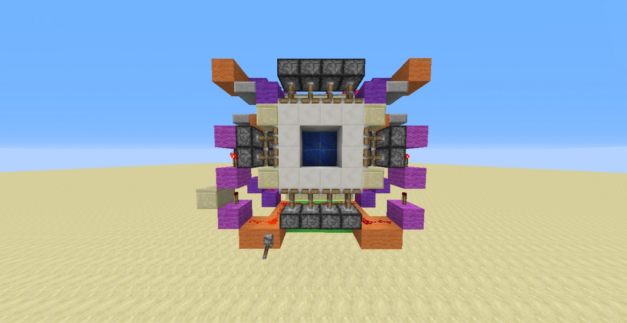 4x4 Piston Door - DextroBuilds Minecraft Map