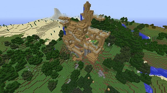 cliffside villa endgame Minecraft Map