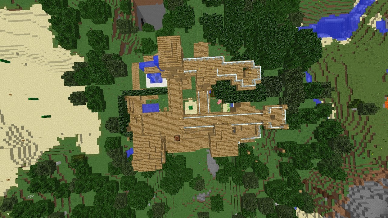 cliffside villa endgame Minecraft Map
