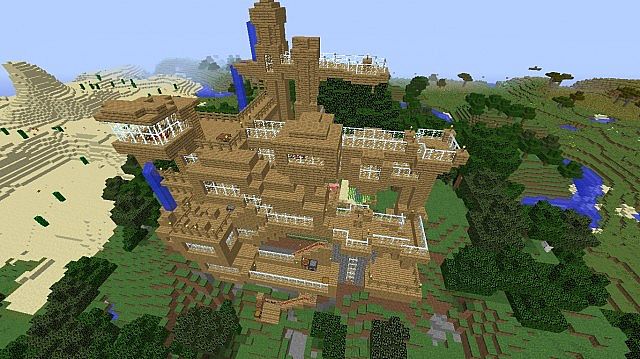 cliffside villa endgame Minecraft Map