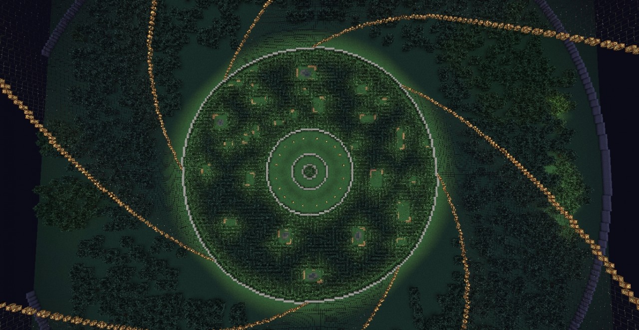 Spiral/Circle Maze - Hunger Games Arena Minecraft Map