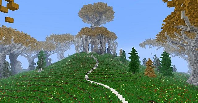 Lothlorien - LOTR Minecraft Map