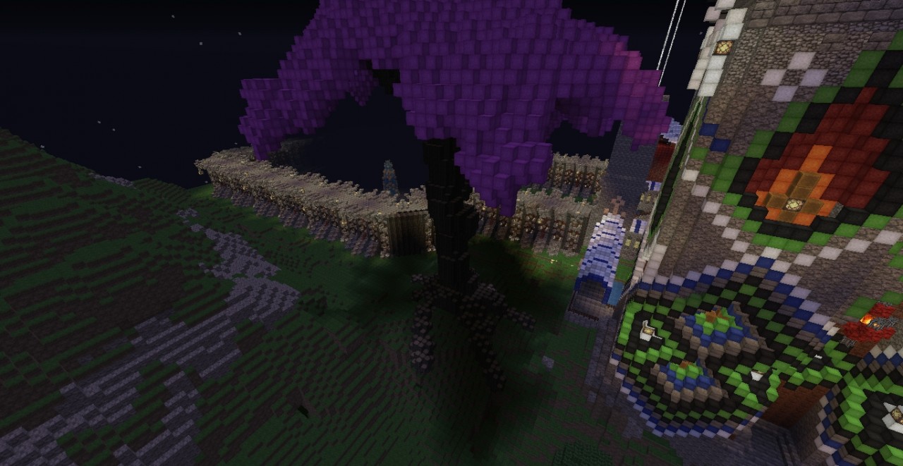 Spawn with PVP Arena Minecraft Map