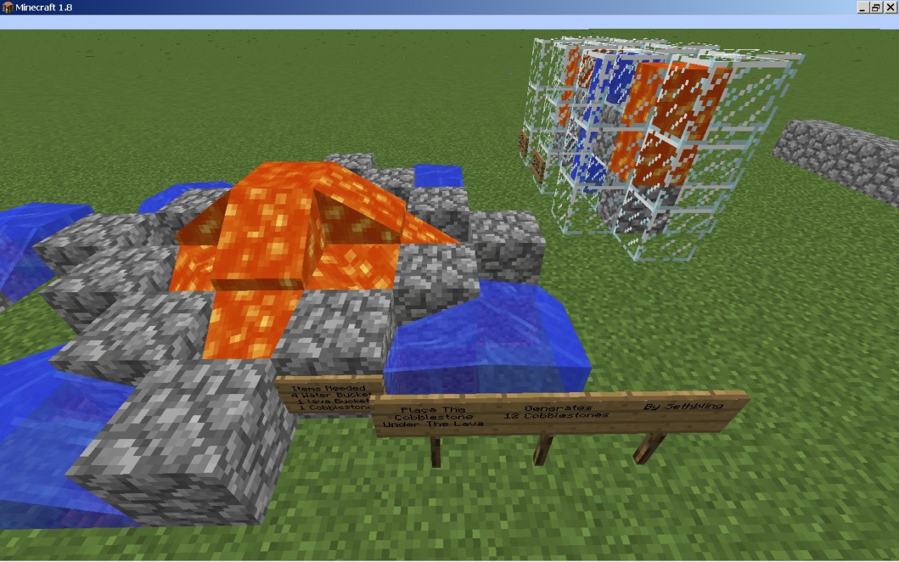 Cobblestone Generator Ideas Minecraft Map