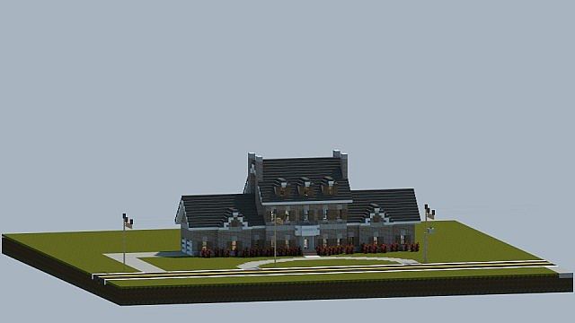 Traditional colonial style home Minecraft Map