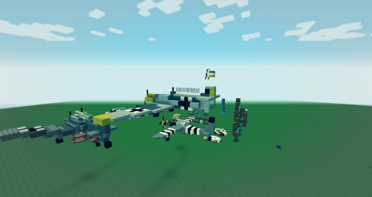 German plane pack Minecraft Map