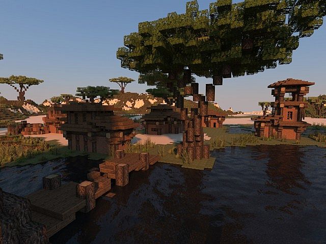 Savannah Oasis (Myths of Daedwin) (with download) Minecraft Map