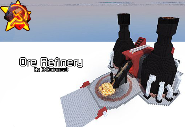 Soviet Ore Refinery (Red Alert 2) Minecraft Project