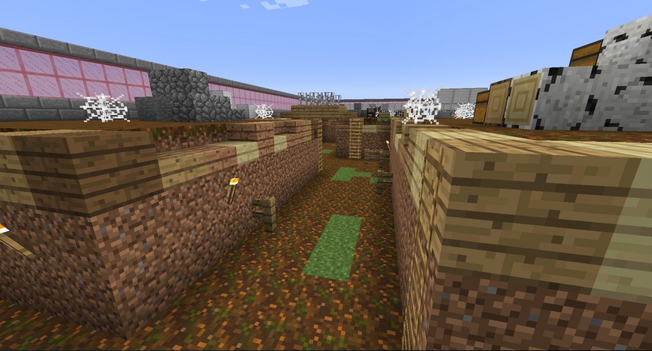 Trenches PvP map Minecraft Map