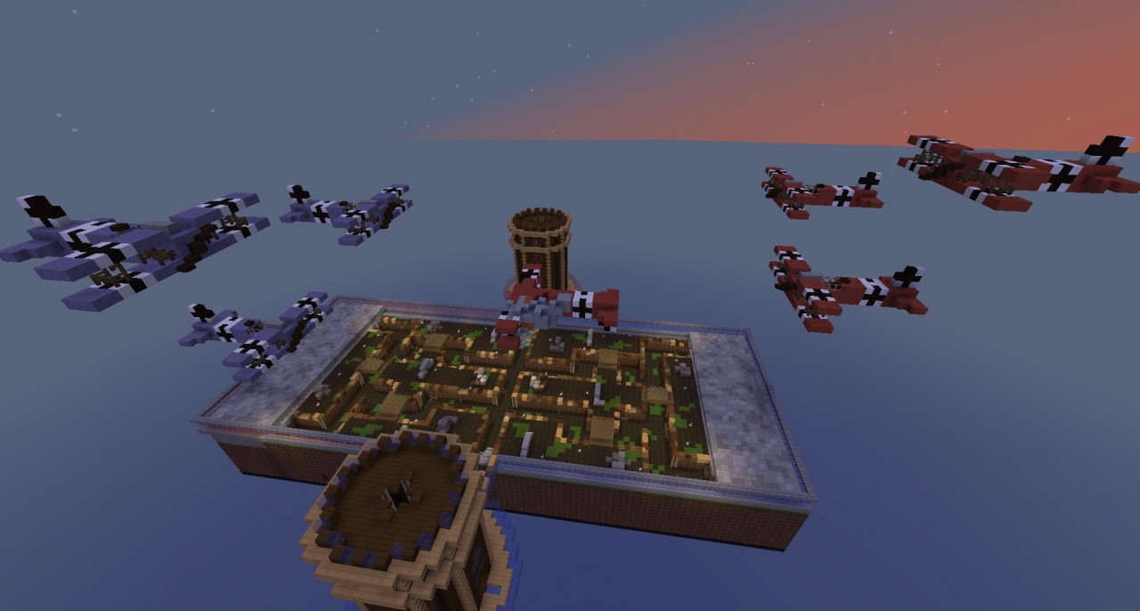 Trenches PvP map Minecraft Map