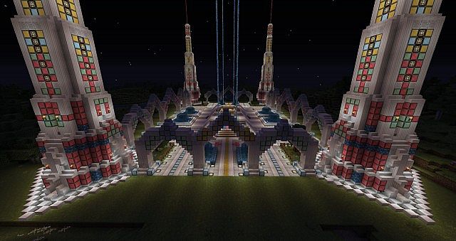 Quartz Temple Minecraft Map