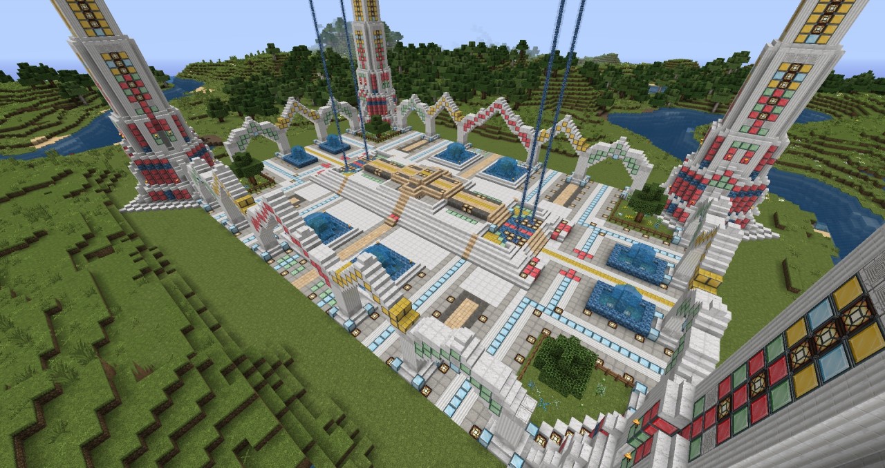 Quartz Temple Minecraft Map