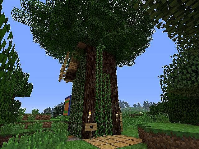 Tree House Minecraft Map