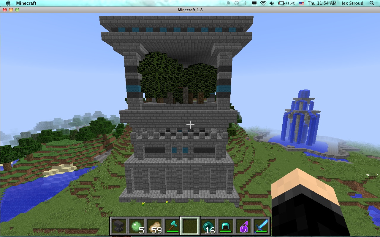 Cool tower with tree level Minecraft Map