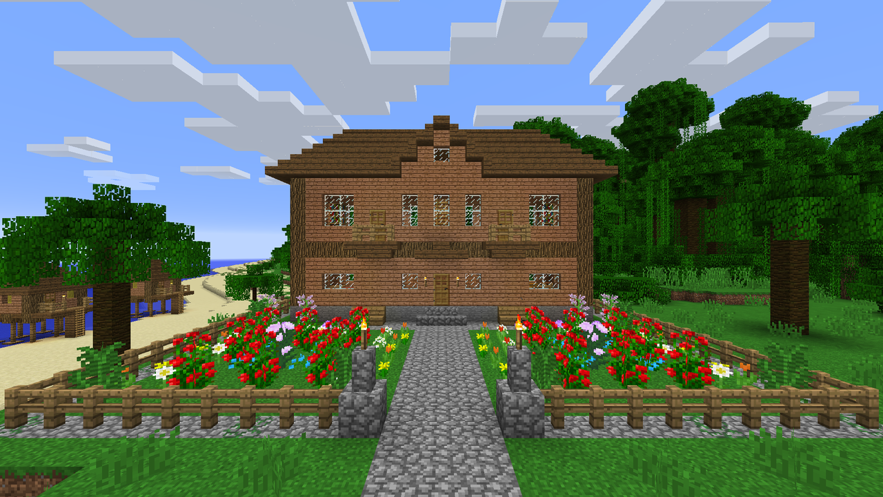 Tropical Island (Stilt Houses) Minecraft Map