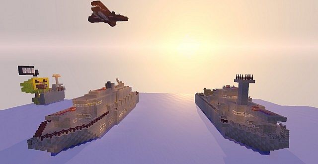 TNT Ship Battle Minecraft Map