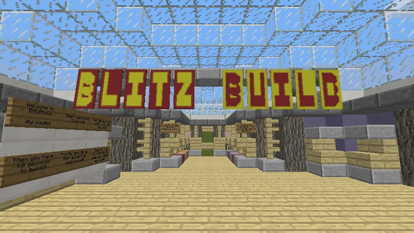 [Minigame] BlitzBuild Minecraft Map