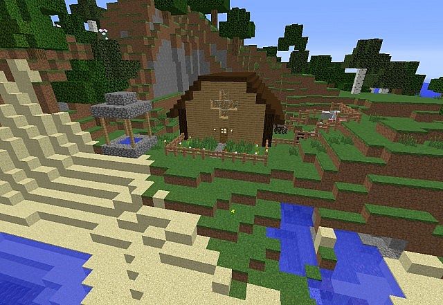 First Survival House Minecraft Map