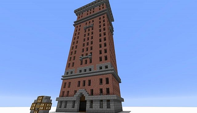 Corner Apartment Building Minecraft Map