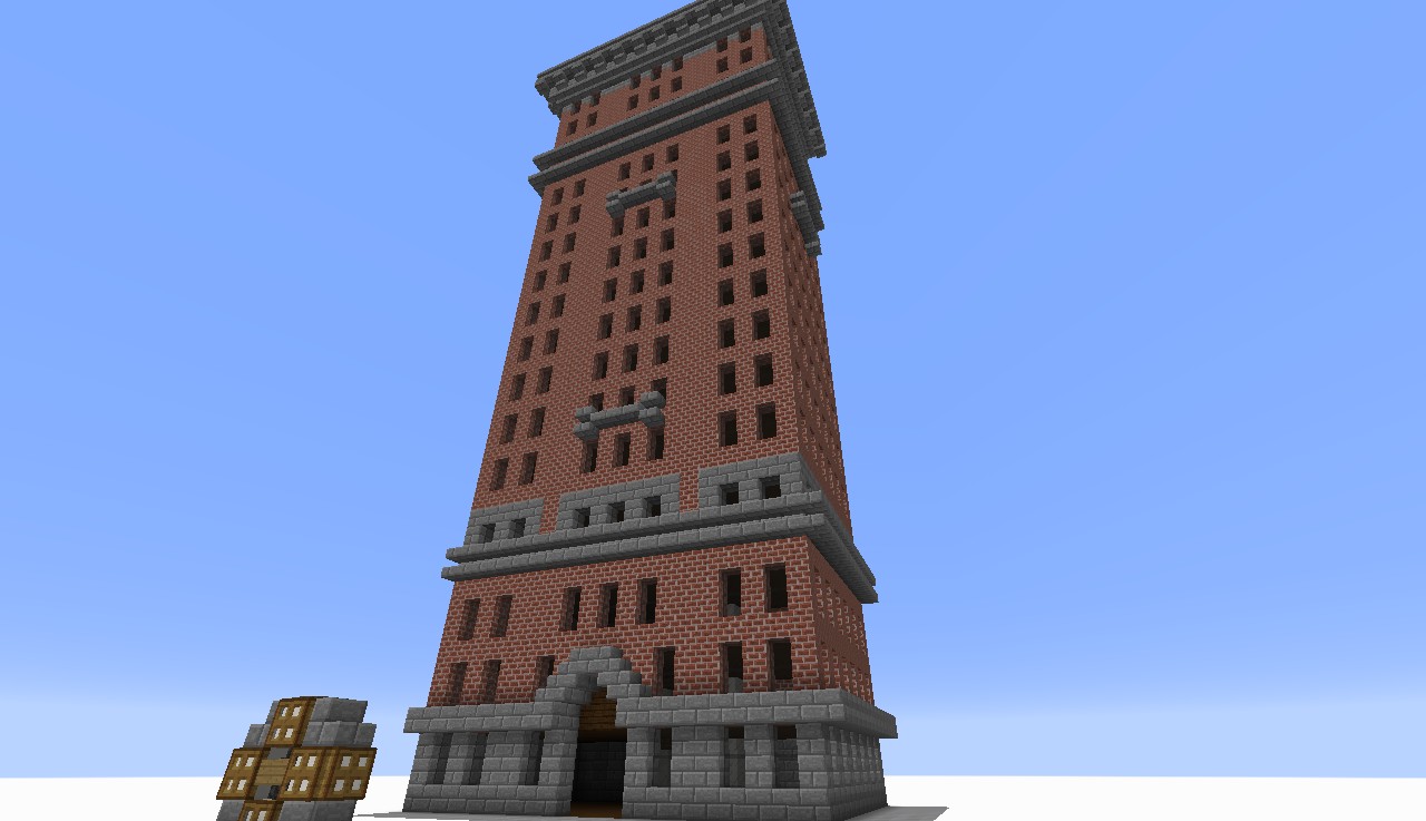 Corner Apartment Building Minecraft Map