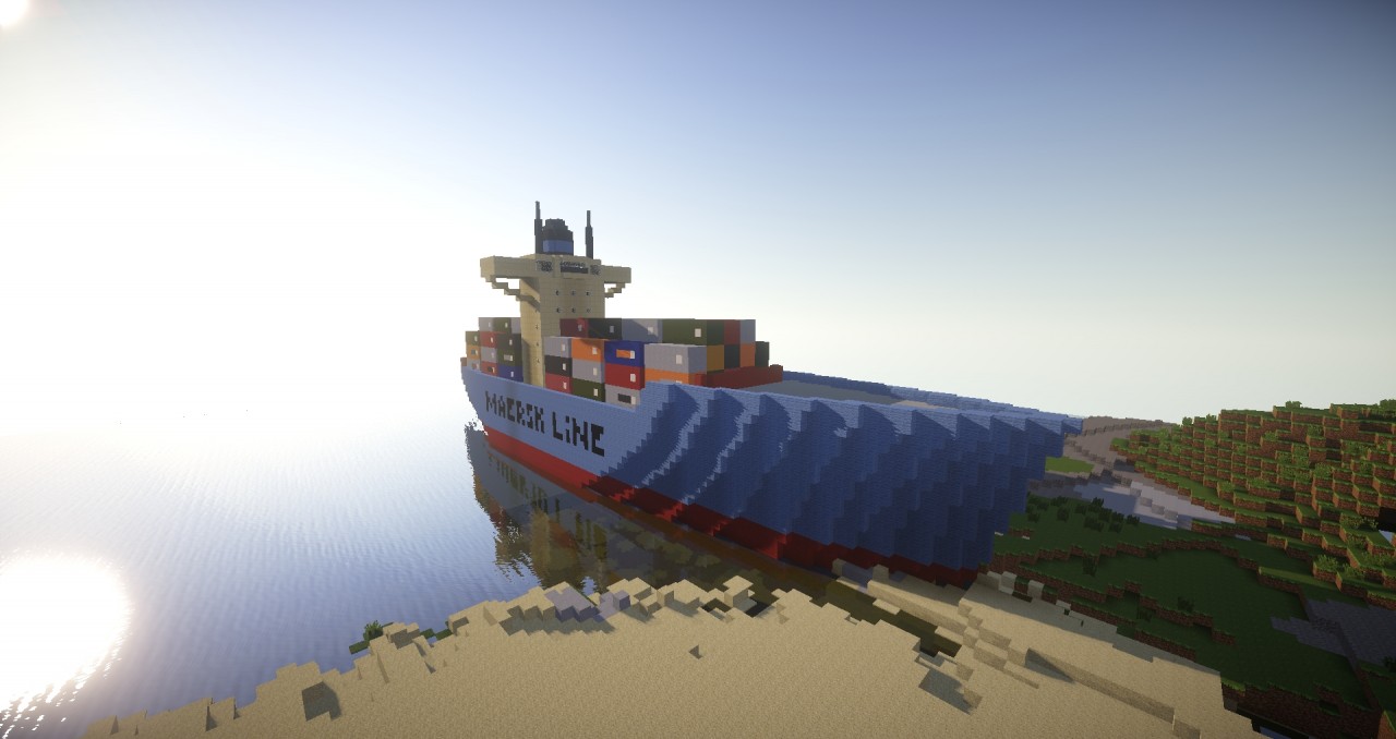 Container Ship - Maersk Line Minecraft Map