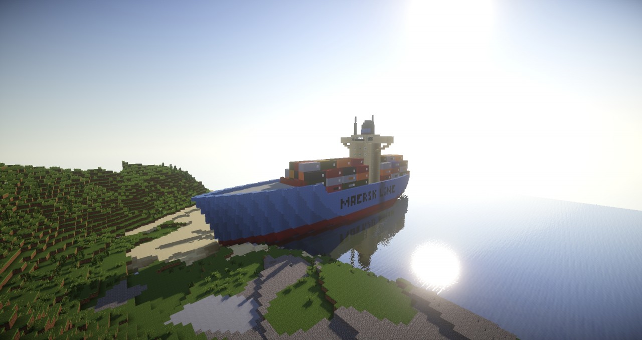 Container Ship - Maersk Line Minecraft Map