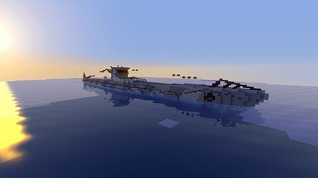 U-boot Type VII-C Minecraft Map