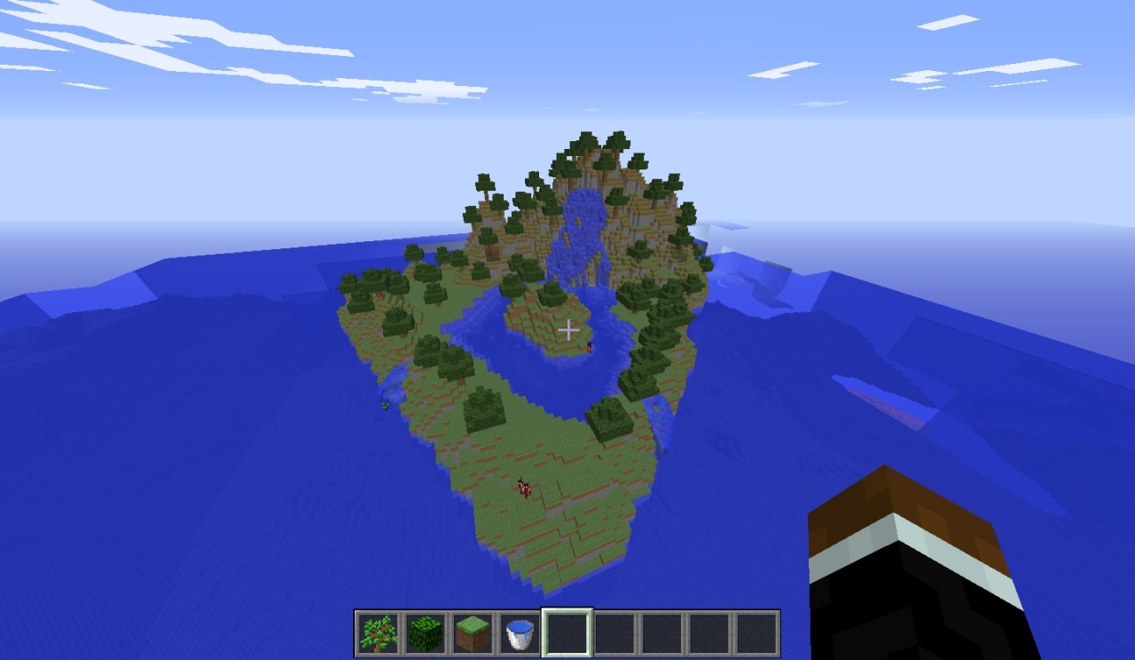 Hand made Island Minecraft Map