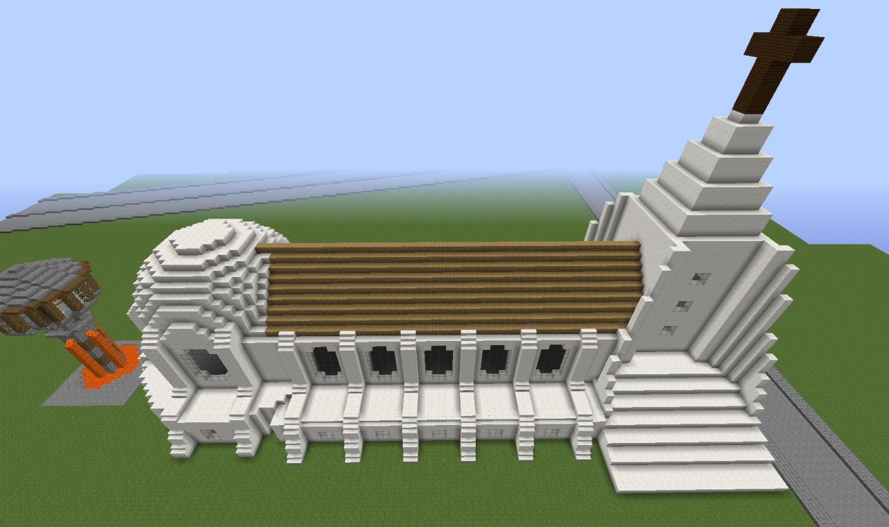 The Hallgrimskirche Chapel Minecraft Map