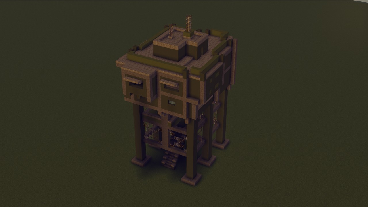 Arma 3 Military tower rework + 2nd defense building Minecraft Map