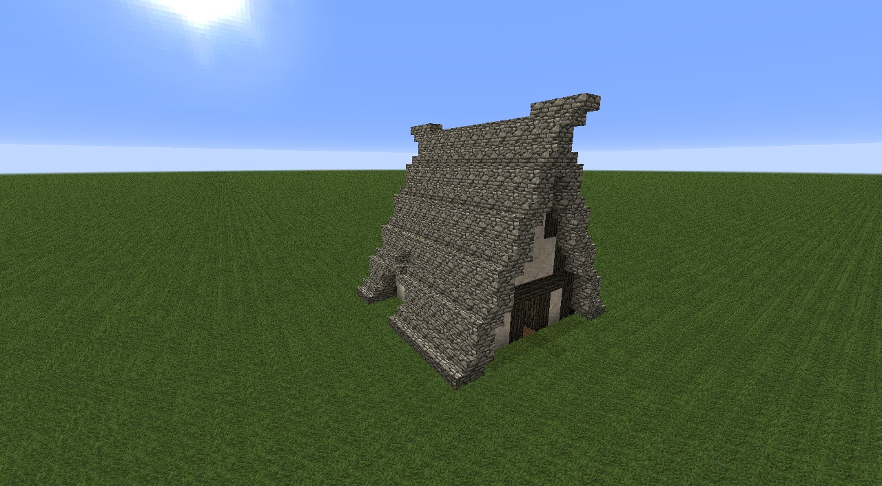 small and cozy cabin with a new style Minecraft Map