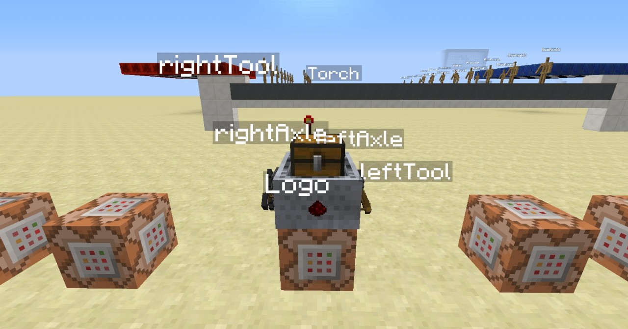 Programmable Redstone Robot [Vanilla] Minecraft Map